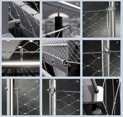 Stainless steel mesh fence filling