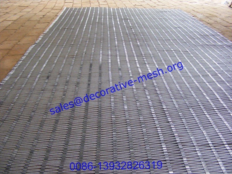Ferruled mesh, rope mesh, achitectural rope mesh, protective mesh