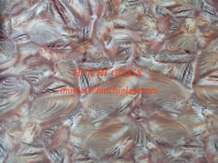 Decorative glass insertion for laminating glass(marble paper)