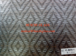 Decorative glass insertion for laminating glass(marble paper)