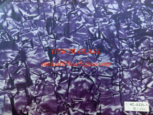 Decorative glass insertion for laminating glass(marble paper)