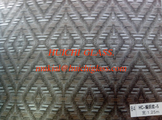 Decorative glass insertion for laminating glass(marble paper)