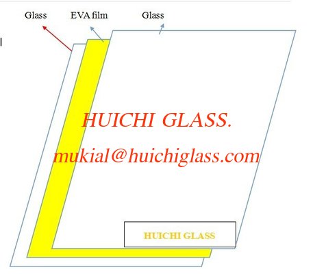 What kind of material can be laminated with EVA film for decorative function?