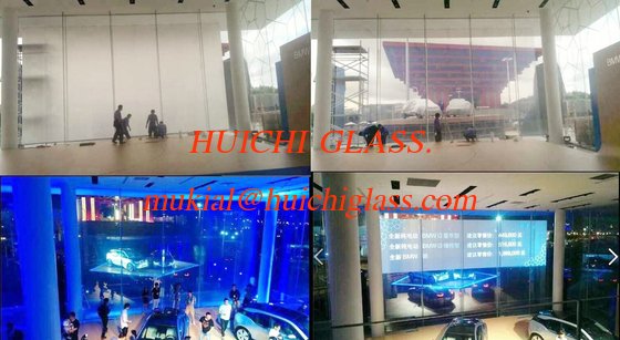 Eletric privacy glass for exbihition application