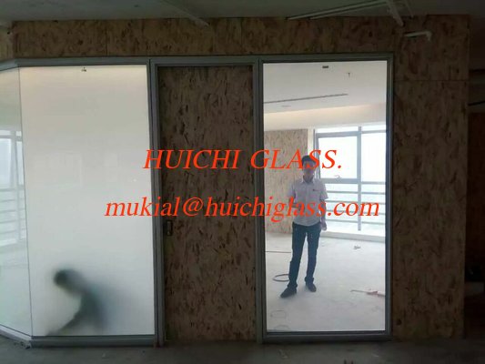 magic glass, EVA laminated glass, EVA smart switchable glass, Smart Glass Windows 180*350CM