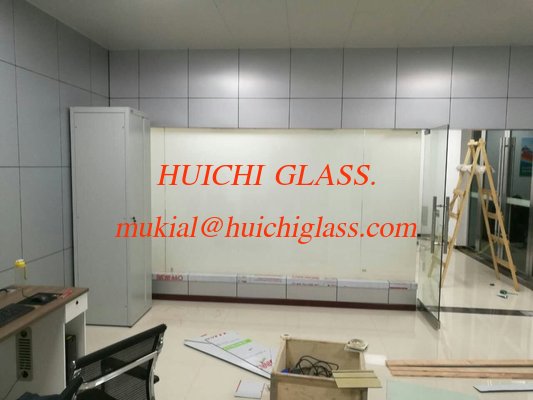Smart switchable glass, intelligent glass,  LCD film for office portion with 78.6% transparency