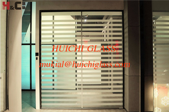 Smart Blind switchable glass for office partion white color with 80% transmittance