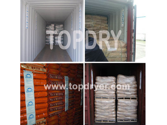 TOPDRY Calcium Chloride Container Desiccant For Machinery Anti Damaging Moisture