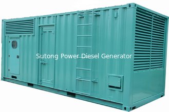 China Container Silent Type 910kW / 1000kW Cummins Power Diesel Generator with Stamford Alternator Deepsea 7310 Controller supplier