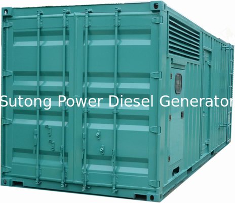 Container Silent Type 910kW / 1000kW Cummins Power Diesel Generator with Stamford Alternator Deepsea 7310 Controller supplier