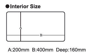 Fishing Tool Box 400*200*165mm material PP Model no. XYZ540