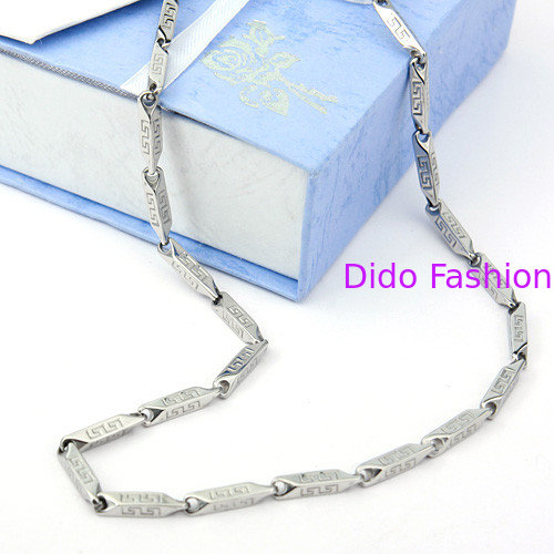 Fashion men jewelry stainless steel necklace men chains 55cm length superior finish