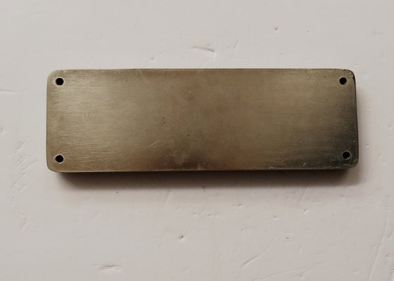 Durable Casting Small Aluminum Parts  Brand Plate Shot Blasting Surface Treatment