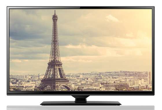 Android 32" large screen smart full array led tv 4k resolution hotel using