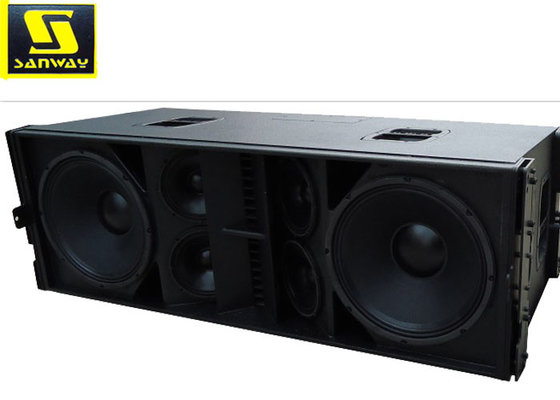 Outside Transmission Column Line Array Speaker With Plywood Box 99 dB Spl