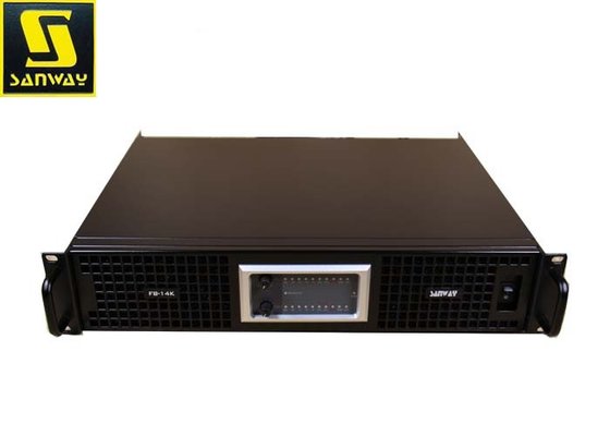 Professional 2 Channel Power Amplifier , 2350W - 7000W 2 Channel Integrated Amp