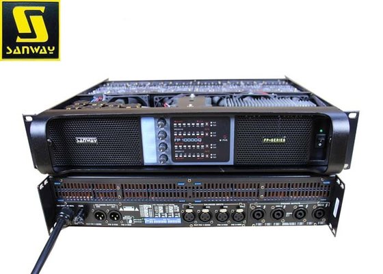 Portable 4 Channel Switching Power Amplifier 10000 Watts Output