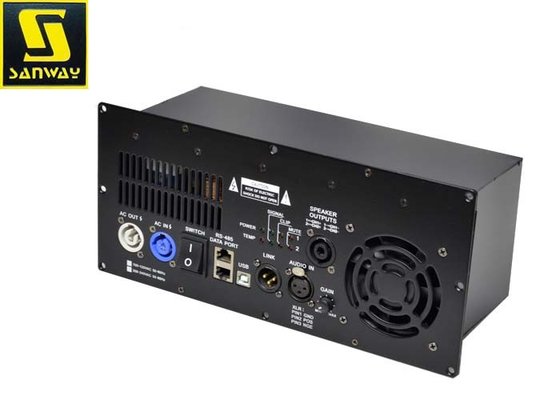 PA Two Way Class D Audio Amplifier 2x900W Line Array Amplifier