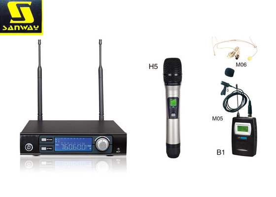 Radio S21 de los micrófonos de la etapa del sistema de micrófono inalámbrico de la frecuencia ultraelevada del monocanal