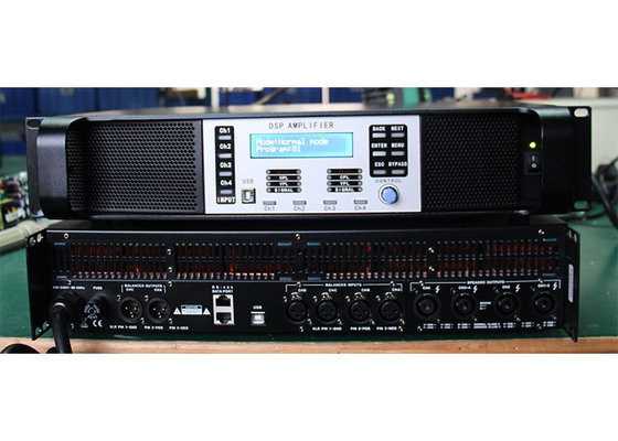 4 amplificador de potencia al aire libre de X 625W Digitaces con el procesador de la función de DSP