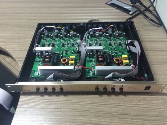 Portable Digital Power Amplifier 4ohms 130 Watts 8 Channel Stereo Amplifier