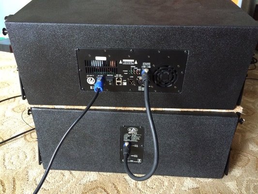 Aero- Active 12A/línea que viaja pasiva sistemas del arsenal para el sistema de sonido vivo interior