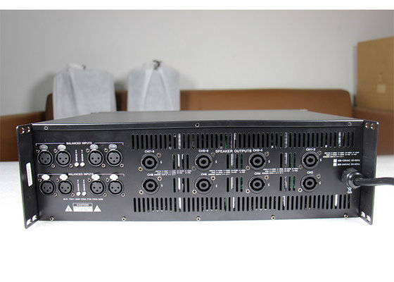 8 Channels 900 Watts Digital Power Amplifier for School Broadcast