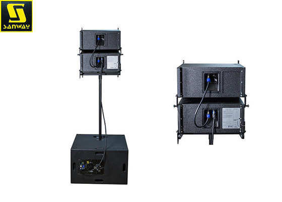 Transportable Powered Line Array System for Church 1500 People