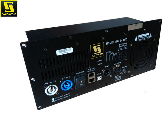PA Two Way Class D Audio Amplifier 2x900W Line Array Amplifier