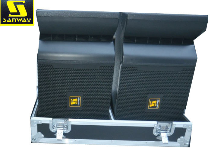 12" 21Kg pequeña línea prenda impermeable gris de la caja del altavoz del arsenal para Pasillo, línea subwoofer del arsenal