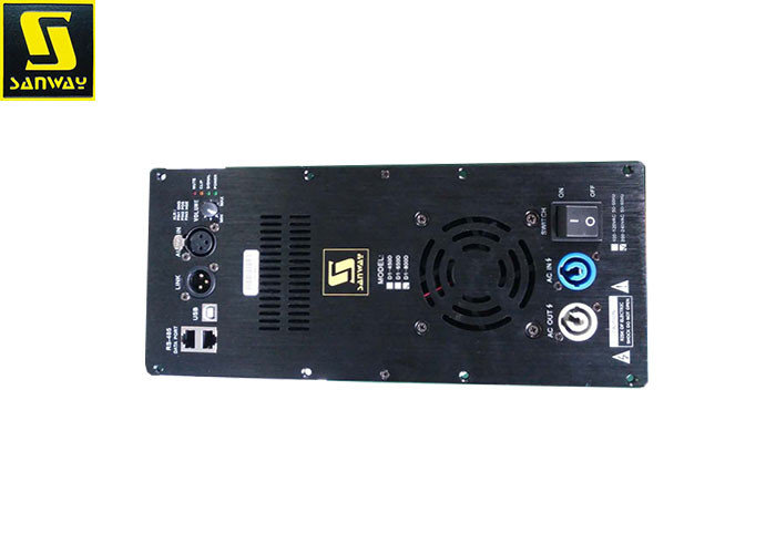 1x650W amplificador de la placa de la clase D con el procesador para los altavoces de rango completo de 12 pulgadas