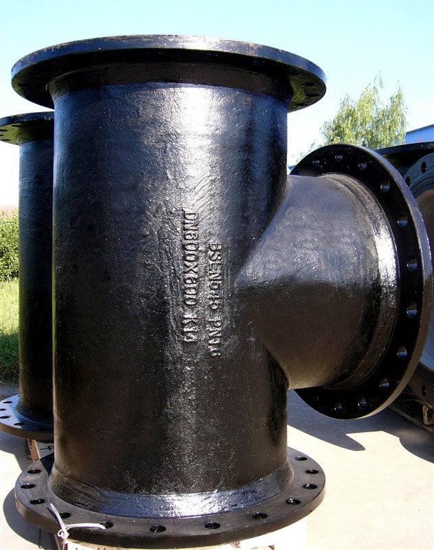 Ductile Iron All flanged tee