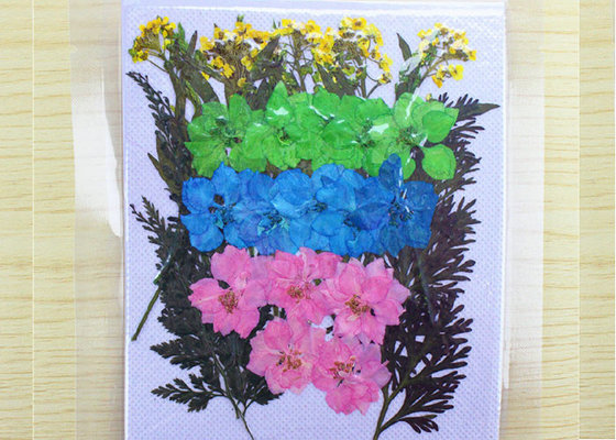 Flowers / Leaf Pressed Flower Bouquet Candle Ornaments For Manual Activity Stuff