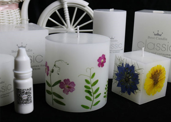 Teaching Specimens Pressed Flower Gifts Round Shape For Wedding Decoration