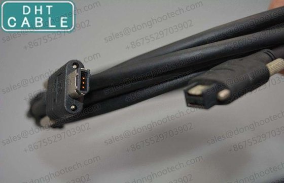 Industrial IEEE 1394 Firewire Cable 1394a to 1394b for Machine Vision