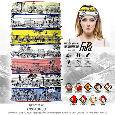 Coolmax Full 3d Printing UV filter Multifunctional Women/Men Cycling fishing Headband Stretch Headwear Neck Multi Scarf supplier