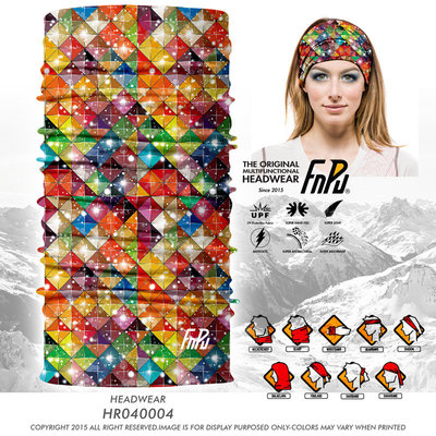Coolmax Full 3d Printing UV filter Multifunctional Women/Men Cycling fishing Headband Stretch Headwear Neck Multi Scarf supplier