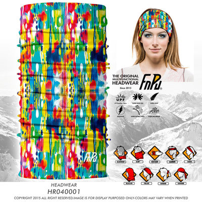 Coolmax Full 3d Printing UV filter Multifunctional Women/Men Cycling fishing Headband Stretch Headwear Neck Multi Scarf supplier
