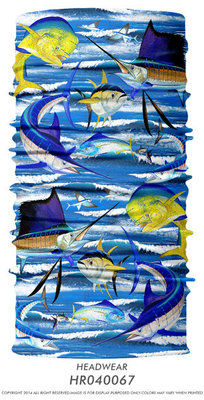 Fishing Theme balaclava seamless coolmax Uv Protection Necktube sport bandana supplier