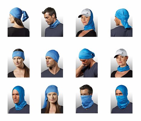Face Clothing Bandana Mask, UV Protection Neck Gaiter [ Non Slip Secure Fit Design ], Lightweight & Breathable Cool Ice supplier