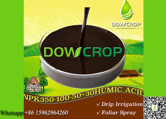 HOT SALE DOWCROP HIGH QUALITY WS 350-100-50+30HA 100% COMPLETELY WATER SOLUBLE FERTILIZER  DARK BROWN ORGANIC FERTILIZER supplier