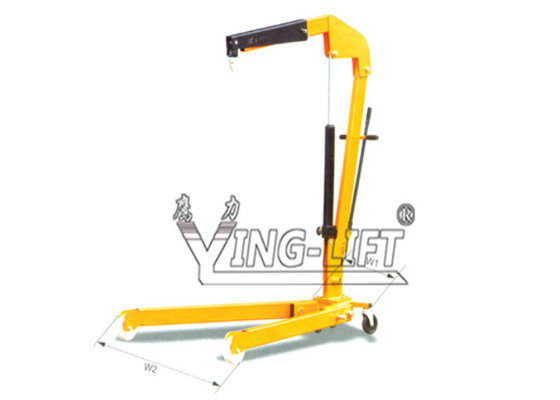 Foldable Heavy Duty Hydraulic Vacuum Lifting Equipment Yellow CE