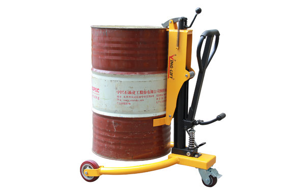 U - Shaped Base Pedal Hydraulic Drum Carrier 350KG / Drum Handling Equipment