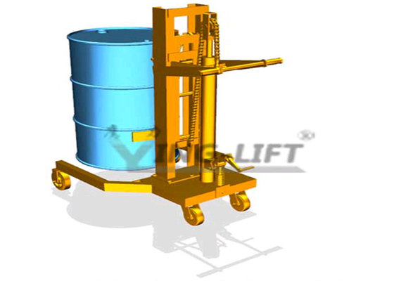 Foot - pedaled Hydraulic Drum Dumper Automatic Clamping Tightly
