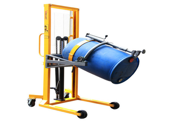 450KG Steel Construction Hydraulic Drum Dumper Equipment  , 1500mm Lifting Height