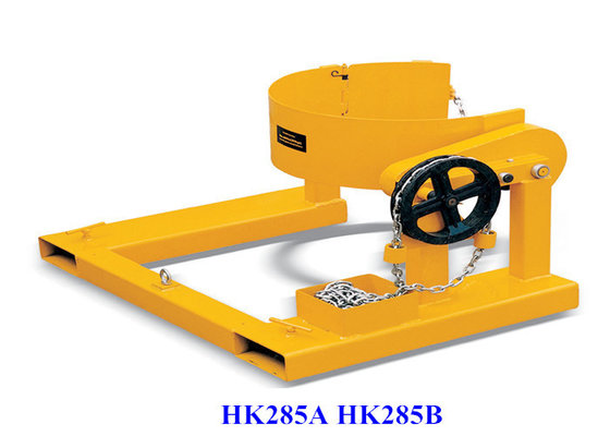 365kg - 680kg  Forklift Drum Grabber , Steel And Plastic Drum Lifter