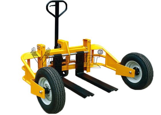 Indoor Material Handler Equipment , Hydraulic Manual All Terrain Pallet Truck