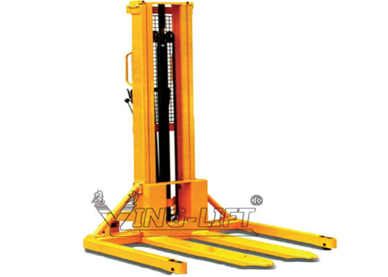 1000kg Capacity Hand Stacker Lifting Equipment With Straddle Leg YLE1015B Series