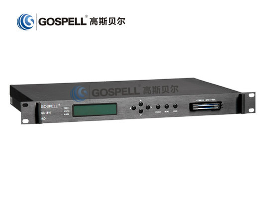 1 Channel MPEG-2 SD Satellite Cable TV IRD For Signal Decryption 220V 50/60Hz