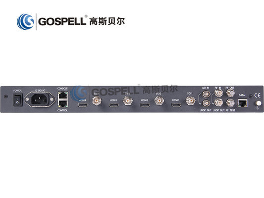 MPEG-4 AVC SD HD FHD Digital TV Encoder HDMI QAM Modulator And Demodulator